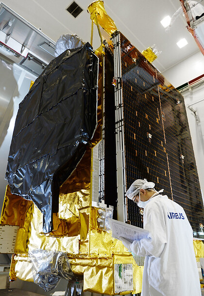 Airbus ships EchoStar 105/SES-11 telecom satellite to launch base | Airbus